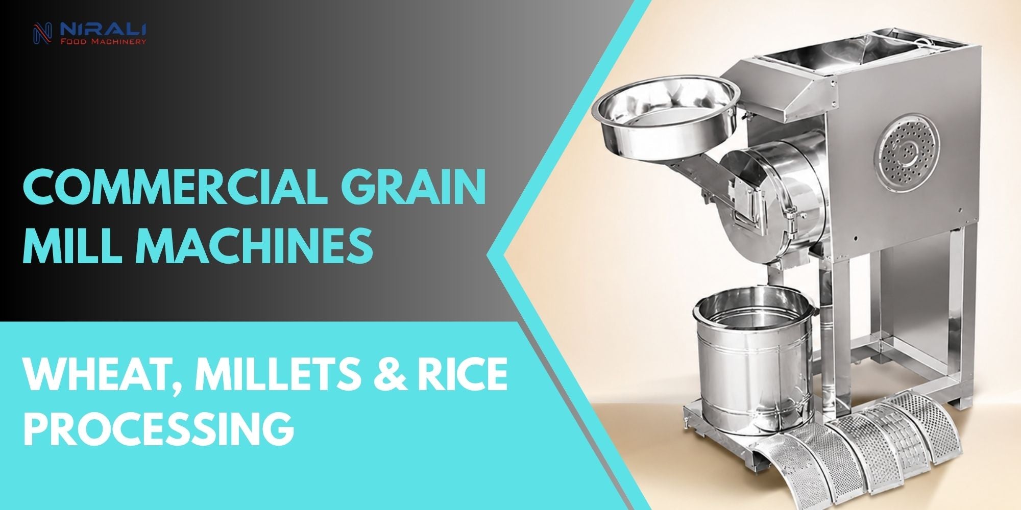 Commercial Grain Mill Machines: Wheat, Millets & Rice Processing ...